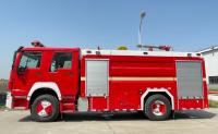 China SINOTRUK HOWO 228kW Heavy Duty Fire Truck with 8000L Foam Capacity and 90 km/h Speed for sale