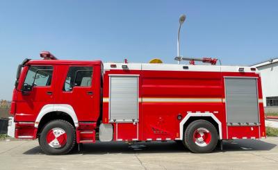 China SINOTRUK HOWO 228kW Heavy Duty Fire Truck with 8000L Foam Capacity and 90 km/h Speed for sale