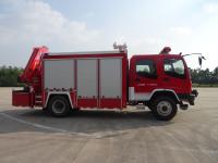 China ISUZU 177KW 4x2 Emergency Rescue Fire Truck with 5000kg Crane and 7560kgf Winch for sale