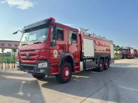 China Foam Fire Truck 14900kg Shipping Mass Diesel Engine 90L/s Pump 2000kg Foam Capacity for sale