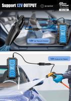 China Battery Jump Starter LED Light 12V 7.0L Gasoline Car 2000A Lithium with DC 12V 5.5 Output for sale