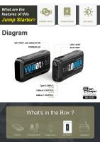 China Emergency Outdoor Car Jump Starter With Flashlight 3 In 1 Wholesales Phone Power for sale