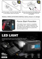 China Emergency Outdoor Car Jump Starter With Flashlight 3 In 1 Wholesales Phone Power for sale