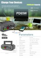 China PD 65W Input 4000A High Power Rechargeable Car Jump Starter for All Car Emergency for sale