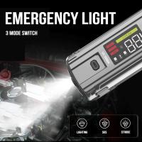 China Multifunctional 4 In 1 Emergency PD 65W 3000A Peak Current Battery Booster Power Bank Jump Starter for sale