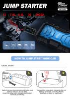 China Total Output 15W Portable Car Battery Charger Jump Starter 12V 24V 1000A 2000A 3000A for sale