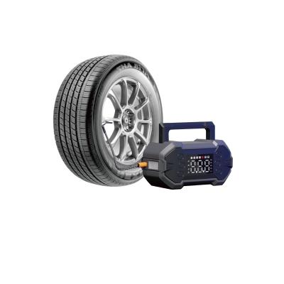 China 20000mAh Capacity Tire Inflator Car Battery Jump Starter With Portable Air Compressor for sale