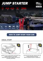 China GK-J1206P 3000A Car Portable Jumper Starter With Air Compressor and QC 18W Type-C Input for sale
