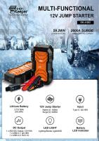 China High Power 12V Starting Device Car Jumpstarter Portable Jumper Starter for Small Cars for sale
