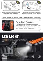 China High Power 12V Starting Device Car Jumpstarter Portable Jumper Starter for Small Cars for sale