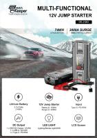 China Car Emergency Battery J1203 Peak 3000A 20000mAh Boost Jump Starter for 8.0L Vehicles for sale