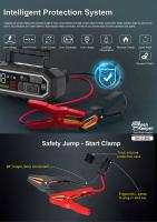 China High Power Car Battery Booster Power Bank / Battery Jump Starter Total Output 65W for sale