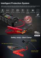 China Outlet 12V 1500A UltraSafe High Capacity Jump Starter With LED Light Engine Start Function for sale