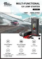 China Car Battery Jump Starterr UltraSafe Super Capacitor 3000A Power Bank for Vehicles Truck for sale