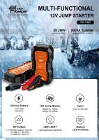 China 12V 24V 4000A UltraSafe Fit Extreme Temperatures Portable Battery Jump Starter For Car for sale