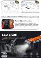 China 12V 24V 4000A UltraSafe Fit Extreme Temperatures Portable Battery Jump Starter For Car for sale