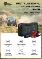 China 18W Total Output Car Emergency Battery UltraSafe Booster Pack 12V 24V 1000A Jump Starter for sale