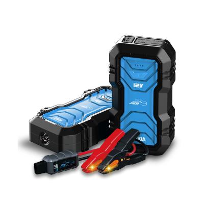 China Compact 15W Portable Car Battery Jump Starter with USB-A Charging Output and LED Light for sale