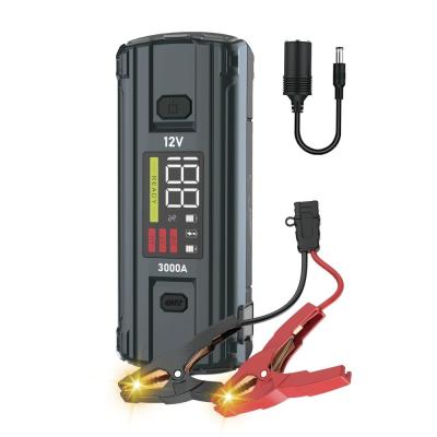China LCD Screen Function UltraSafe 12V 24V 3000A Battery Booster Pack For Car Jump Starter for sale