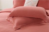 China Rayon Linen Duvet Cover King OEM Solid Sustainable King Duvet Cover Set for sale