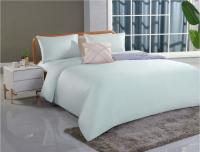China 100% TENCEL Fiber Light Green Duvet Cover Super King Duvet Cover Set for sale