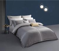China Light Grey Oeko Tex Standard 100 Duvet Cover King Double Duvet Set for sale
