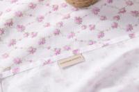 China Pink Floral Tablecloth Cotton Sustainable Tablecloth Home 60x90 60x120 for sale