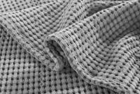 China Skin Friendly 100% Cotton Waffle Blanket OEM Waffle Weave Twin Blanket for sale
