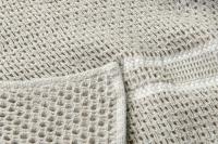 China Eco Melange Poly Cotton Blanket OEM Cotton And Polyester Blanket for sale