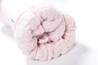 China 100% Cotton Seersucker Blanket Pink Bed Blanket King Size Chic And Cozy for sale