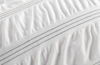 China Seersucker Cotton Recycled Polyester Duvet Set Sustainable White Duvet Cover King for sale