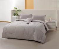 China Eco Melange Cotton Recycled Polyester Comforter Set Full Size Comforter Sets for sale