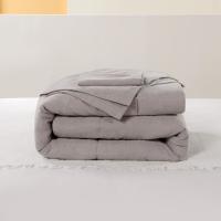 China Eco Melange Cotton Recycled Polyester Comforter Set Full Size Comforter Sets for sale