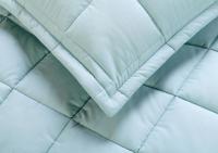 China Breathable Cotton Quilt Set OEKO-TEX Light Green Quilt Cover Set OEM for sale