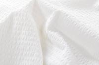 China White Seersucker Pillow Cases Queen Size Sustainable Light Green Pillow Cases for sale