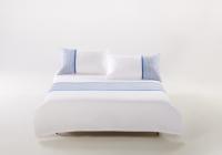 China 60 Cotton 40 Polyester Sheets White Poly Cotton Sheet Sets Hotel Bedding for sale
