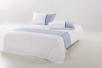 China 60 Cotton 40 Polyester Sheets White Poly Cotton Sheet Sets Hotel Bedding for sale