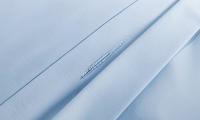 China Seersucker Cotton Recycled Polyester Duvet Set Sustainable Light Blue Duvet Cover King for sale
