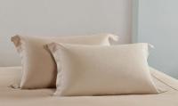 China Tencel Linen Duvet Cover Queen Comfortable Light Brown Duvet Cover for sale