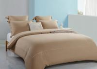 China Tencel Linen Duvet Cover Queen Comfortable Light Brown Duvet Cover for sale
