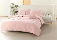 China Linen Cotton Blended Solid Comforter Set Sustainable King Comforter Sets for sale