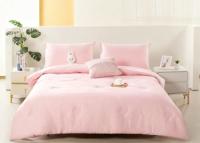 China Linen Cotton Blended Solid Comforter Set Sustainable King Comforter Sets for sale