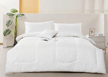 China Eco Melange Cotton Recycled Polyester Comforter Set Full Size Comforter Sets for sale