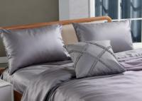 China 100% TENCEL Fiber Light Grey Duvet Cover Super King Duvet Cover Set for sale