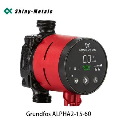 China Grundfos Alpha2 25-60 N 180 Circulation Pump with 10 Bar Pressure and 6m Lift for Home Heating Systems for sale
