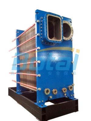 China High Temperature Titanium Semi-Welded Plate Evaporator for Seawater with 2-3x Heat Transfer Efficiency and Compact 1/3 Space Design for sale