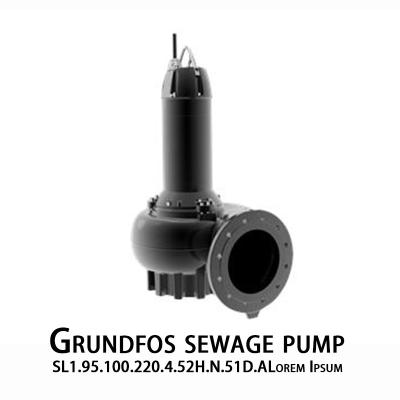 China Grundfos Submersible Sewage Pump For Sewage Treatment In Commercial And Industrial Settings for sale