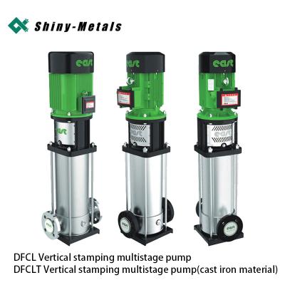 China DFCL DFCLT Vertical Multistage Pump 1-120 m³/h Capacity 16-30 bar Pressure Stainless Steel Construction for sale