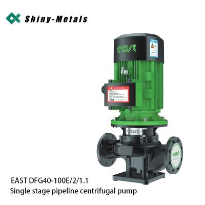 China DFG40-100E/2/1.1 Pipeline Pump 1.1kW Single Stage Centrifugal Pump with 8.8-16.3 m³/h Flow Rate for sale