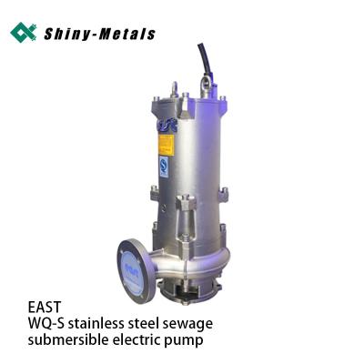 China East Wq-S Stainless Steel Sewage Submersible Electric Pump for sale